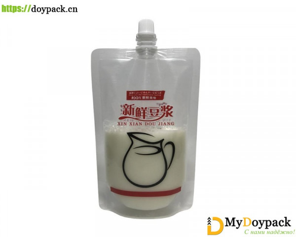 150ML-Transparent Doypack/Stand Up Pouch with Spout for Liquid + Custom ...
